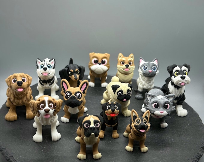 3D Printed Articulated Mini Octopus - Fidget Friend Animal, Baby ...