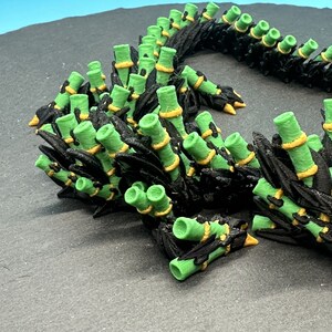 Bamboo Dragon Multicolor Articulated Design, Fidget Long Bambu Dragon ...