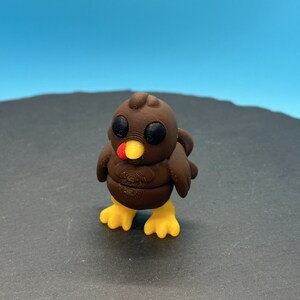 3D Printed Articulated Mini Turkey - Fidget Friend Animal, Baby Animals ...