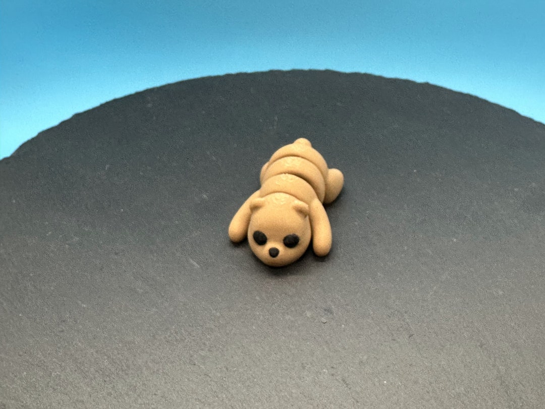 3D Printed Articulated Mini Bear - Fidget Friend Animal, Baby Animals ...