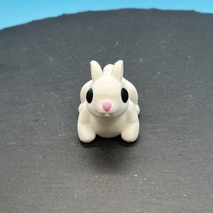 3D Printed Articulated Mini Bunny - Fidget Friend Animal, Baby Animals ...