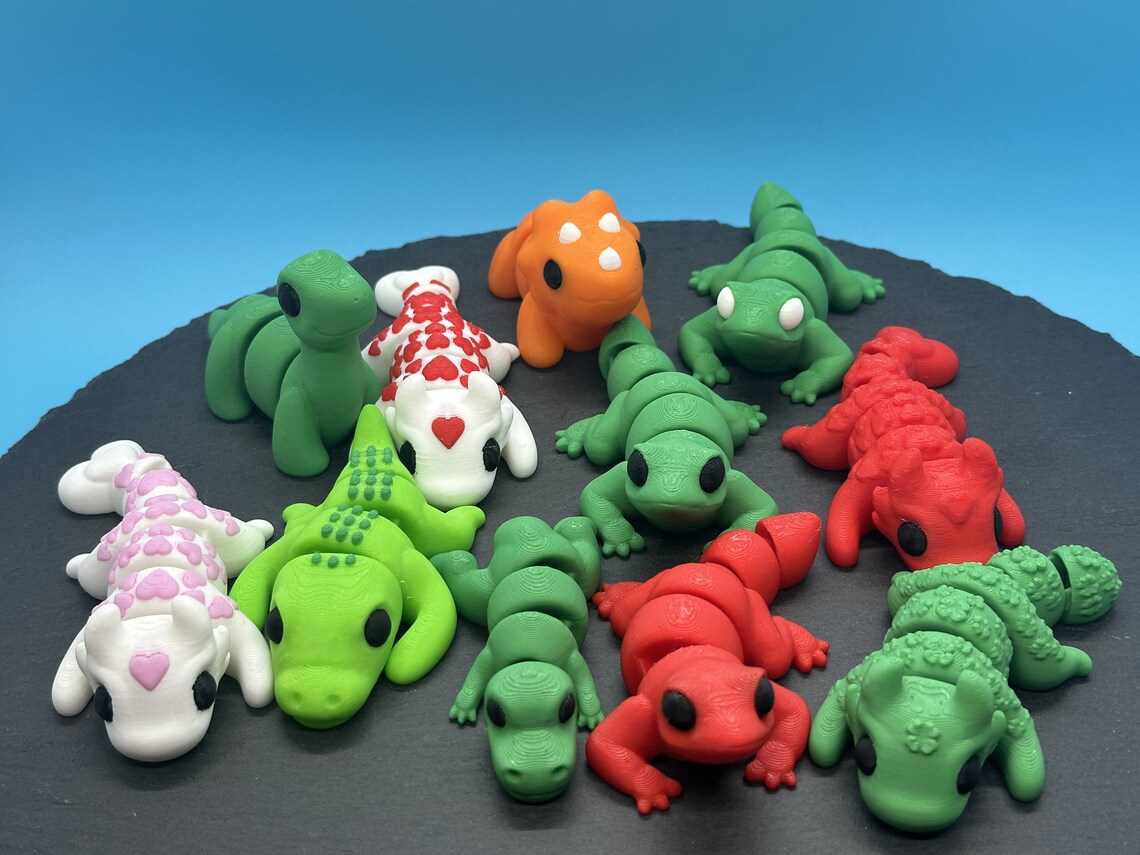 3D Printed Articulated Mini Turkey - Fidget Friend Animal, Baby Animals ...