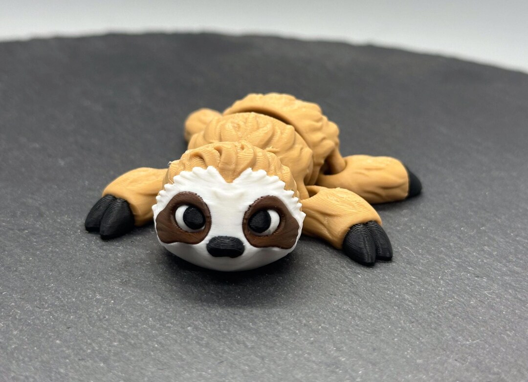 Articulated Sloth, Flexi Fidget Sloth, Desk Decor - Etsy