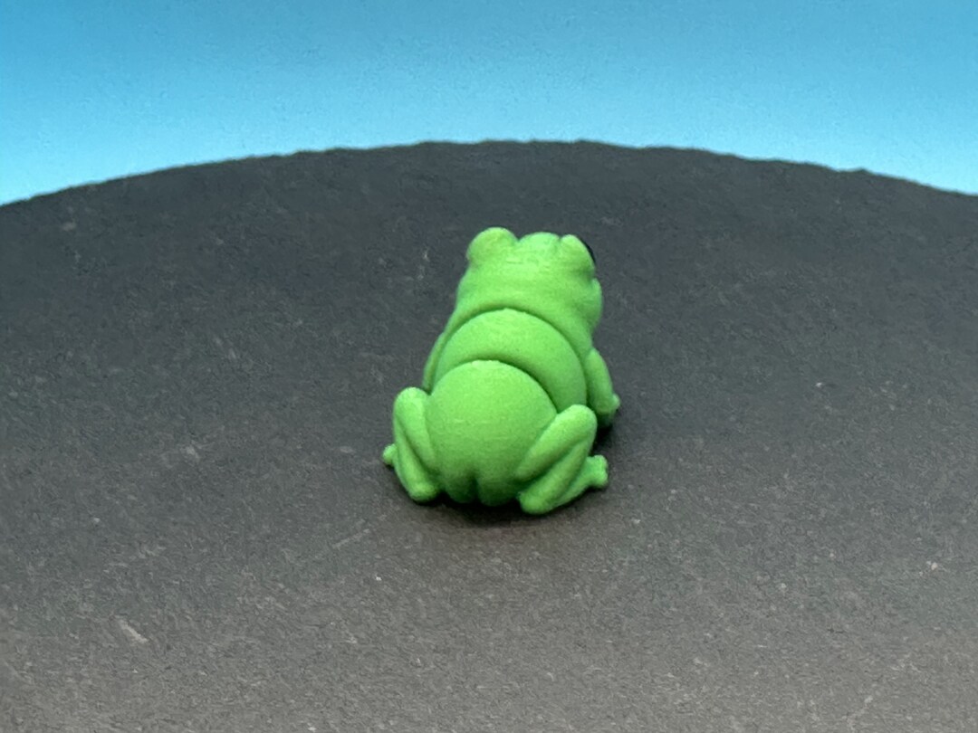 3D Printed Articulated Mini Butt Frog - Fidget Friend Animal, Baby ...