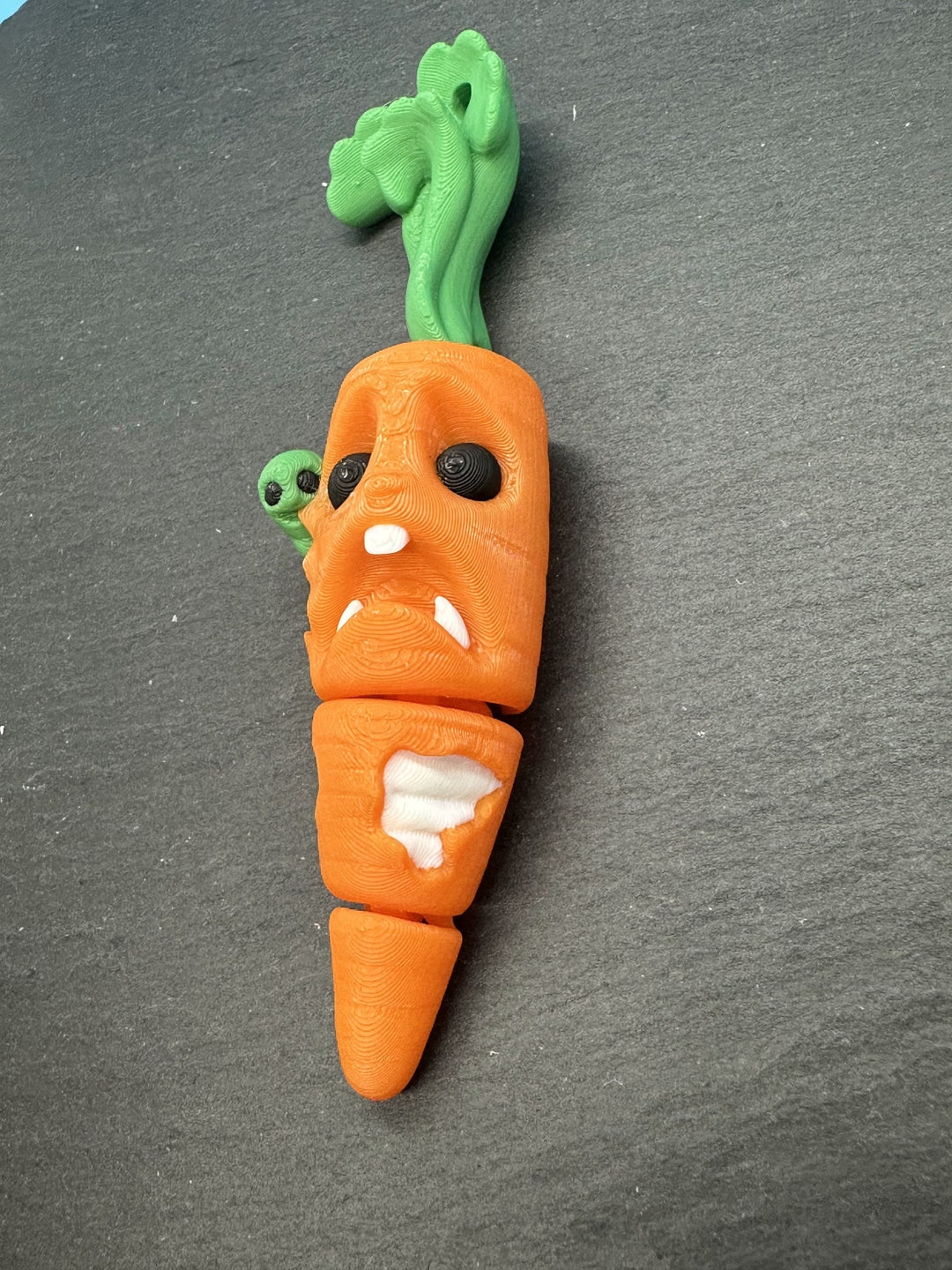 Flexi Halloween Scary Carrot, Articulated Haunted Carrot, Artflex ...