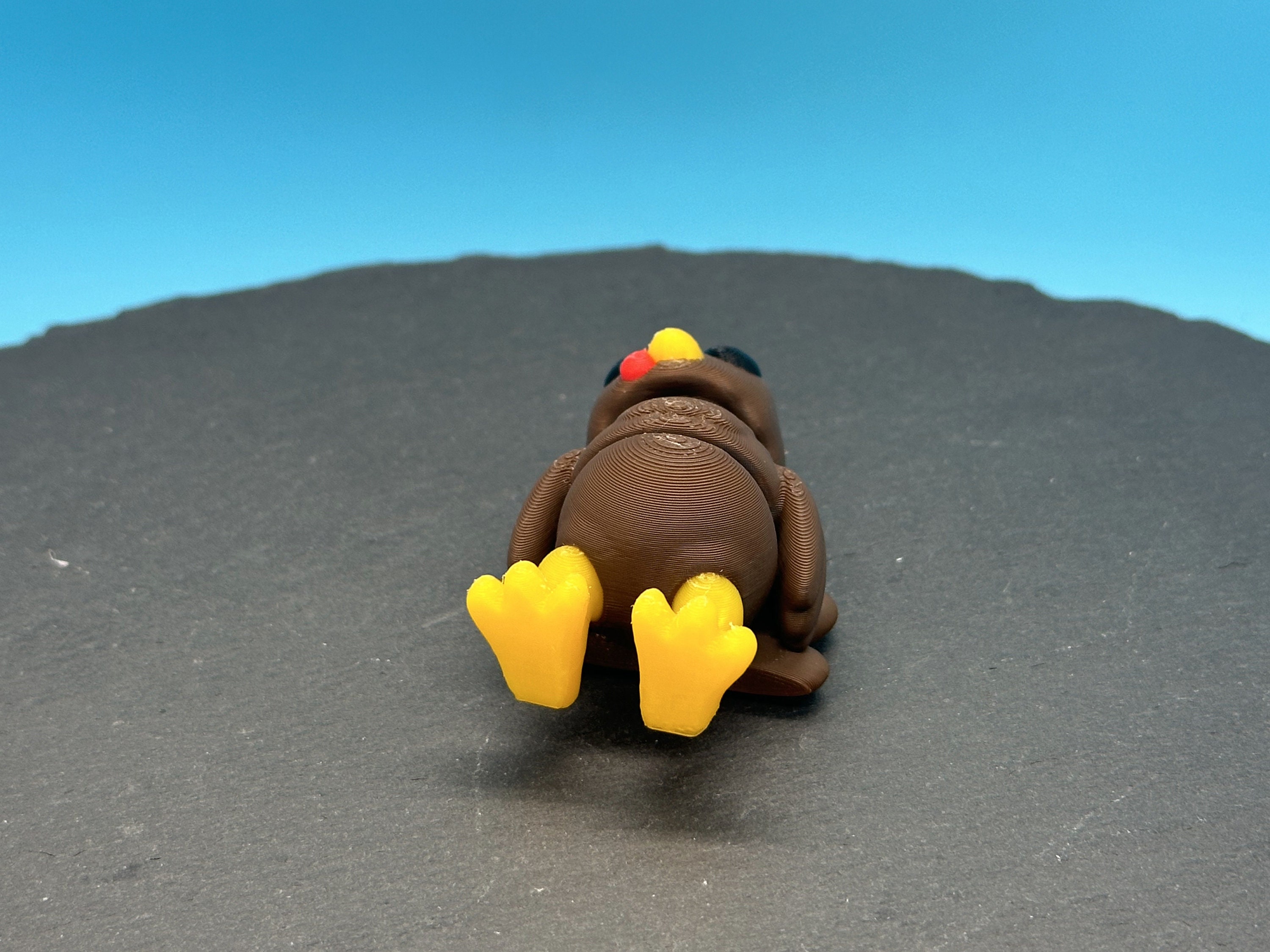 3D Printed Articulated Mini Turkey - Fidget Friend Animal, Baby Animals ...