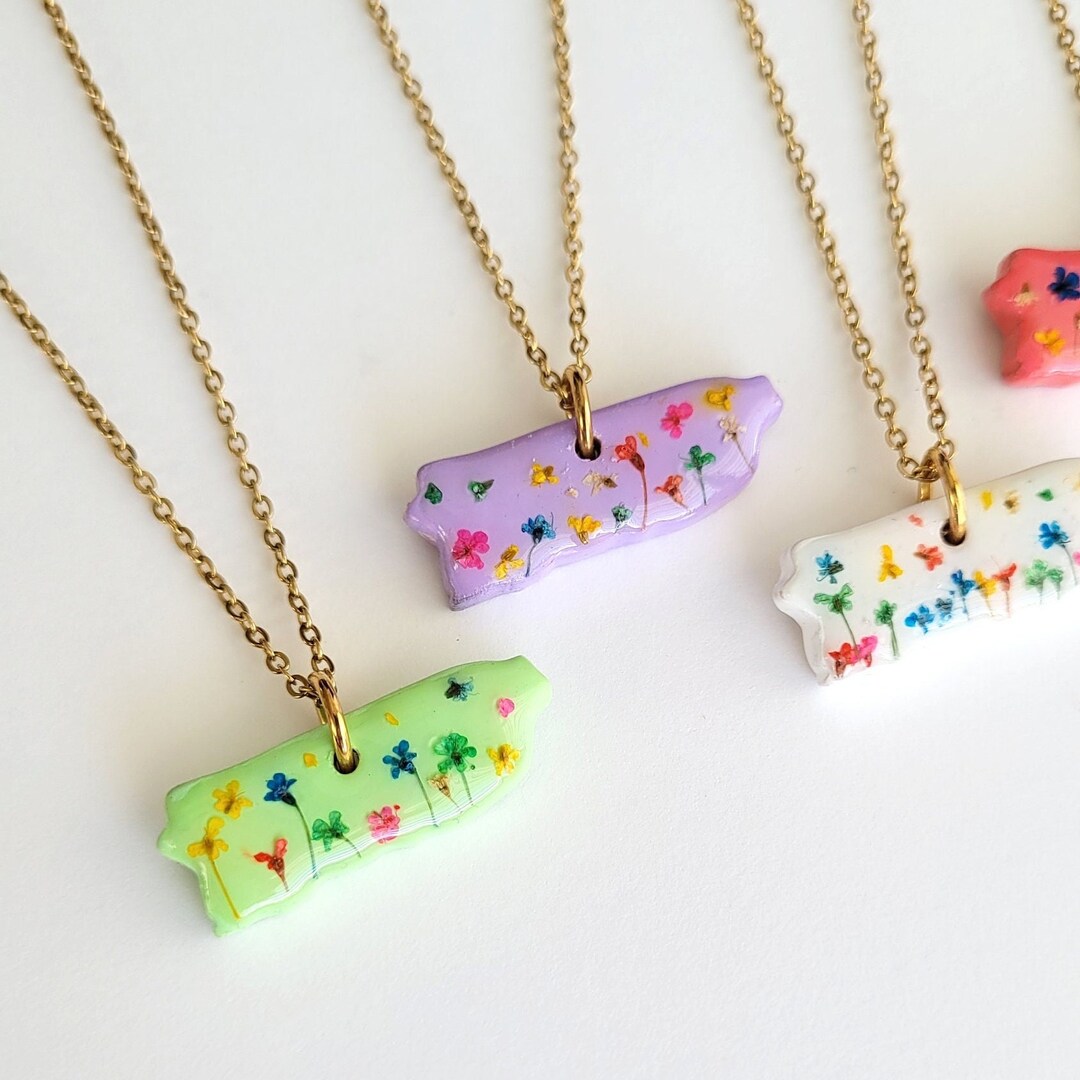Puerto Rico Floral Necklaces / 4 Colors / Boricua Gift / Puerto Rican ...