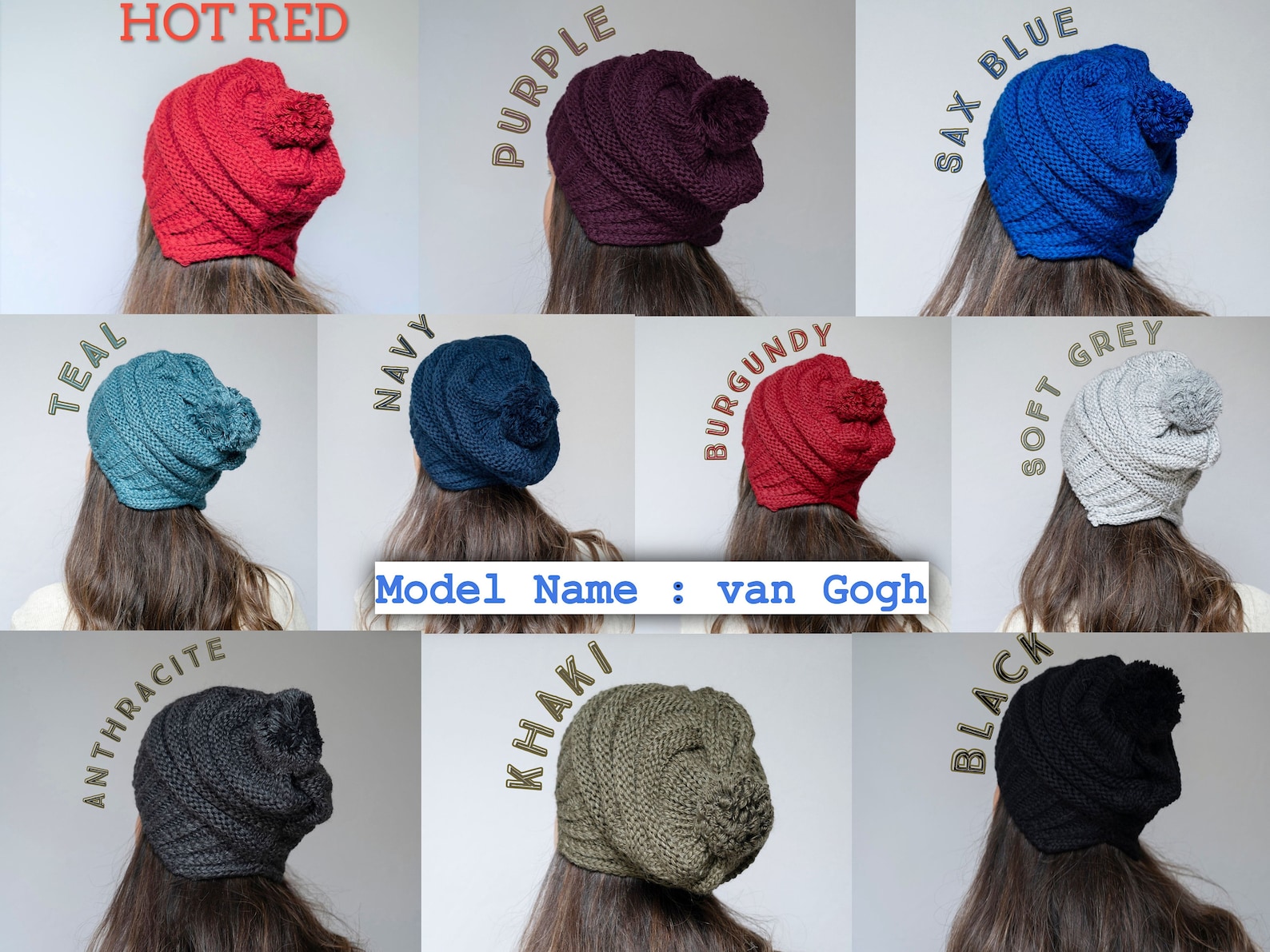 Beanies for Women 17 Different Colors Knitted Beanie Hat for - Etsy
