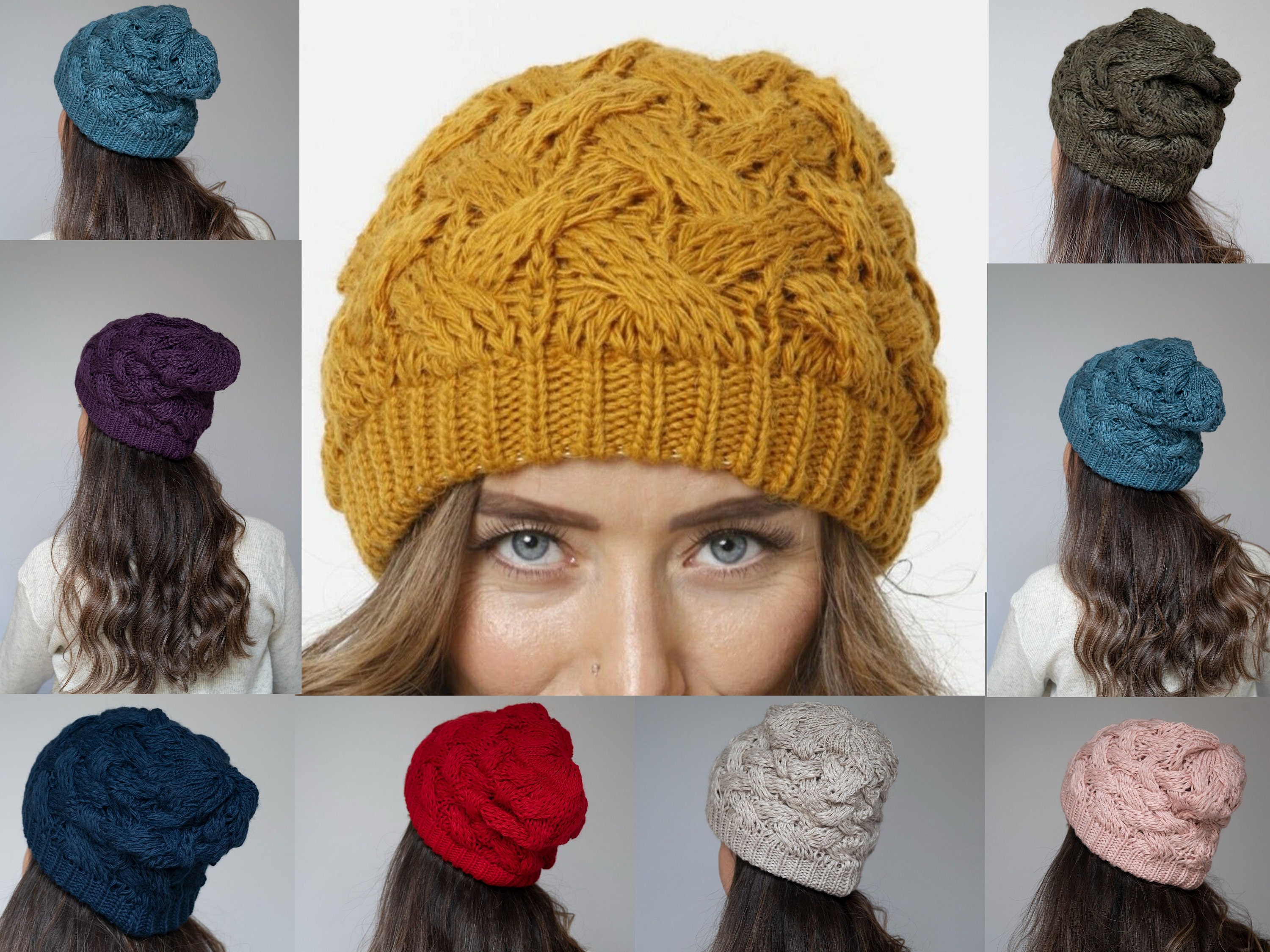Beanies for Women, 17 Different Colors Knitted Beanie Hat for Women ...