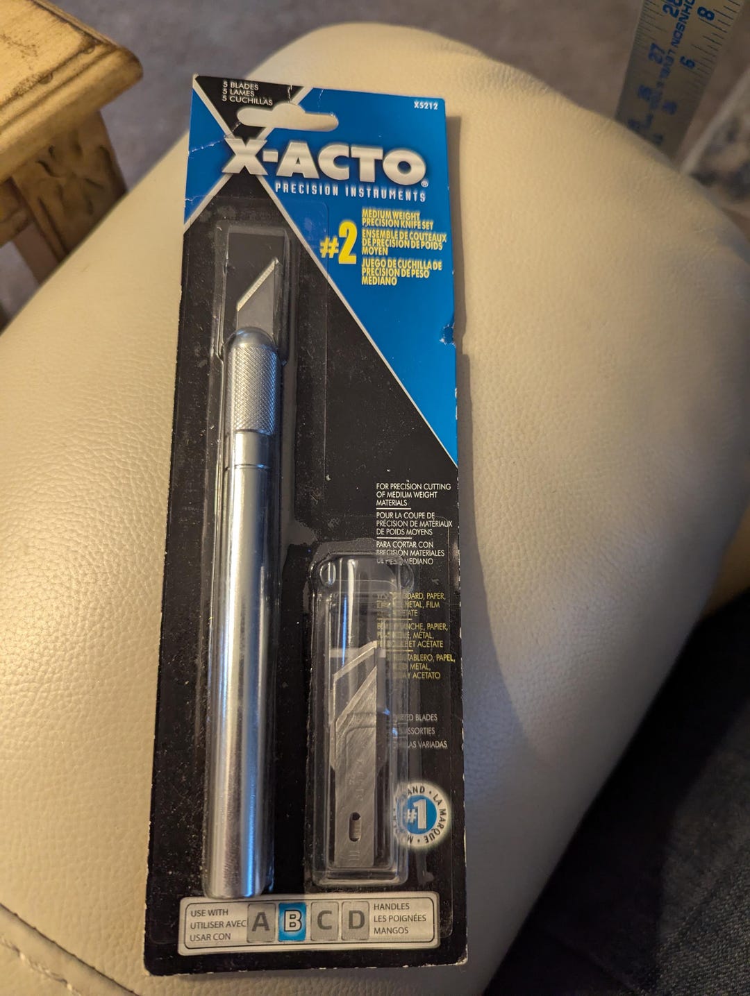 Exacto Knife , #2 , With 5 Blades, Safety Grip. Tools. Knives,x-acto ...