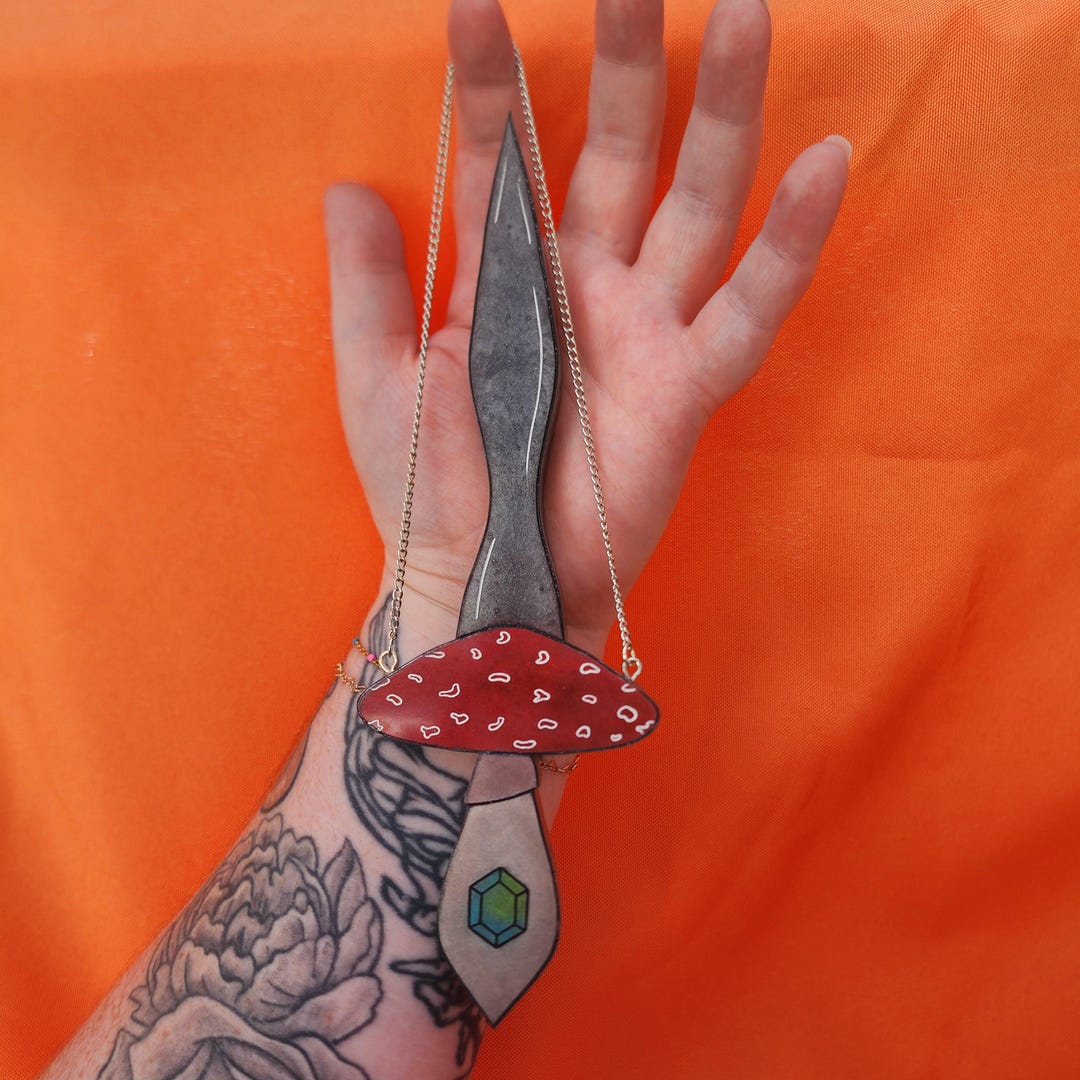 Dagger With Mushroom Handle - Etsy