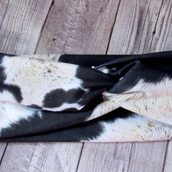 Cow Headband - Etsy