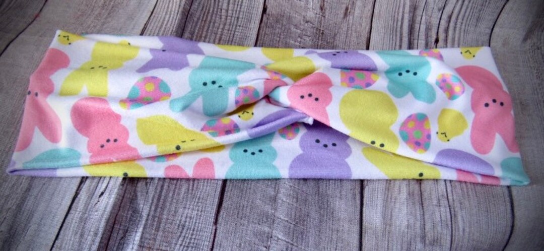 Easter Peep Bunny Twist Headband - Etsy