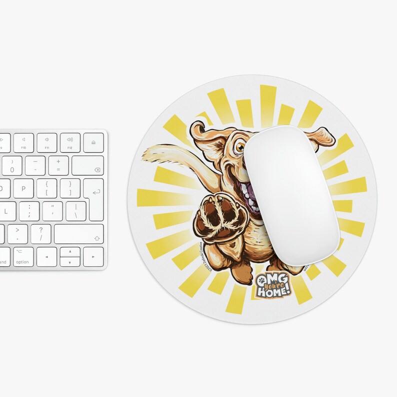 Happy Cute Yellow Labrador Retriever Mouse Pad - Etsy