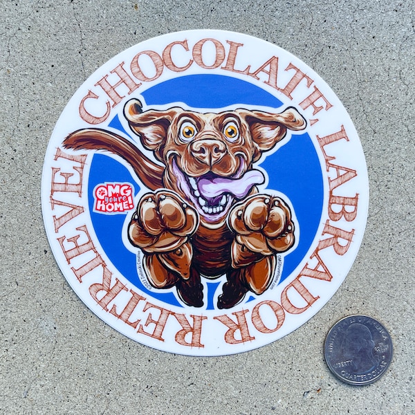 Chocolate Lab - Etsy