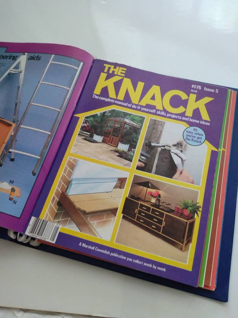 10 X the Knack Magazine in Binder 1981 How-to Project DIY Woodworking ...