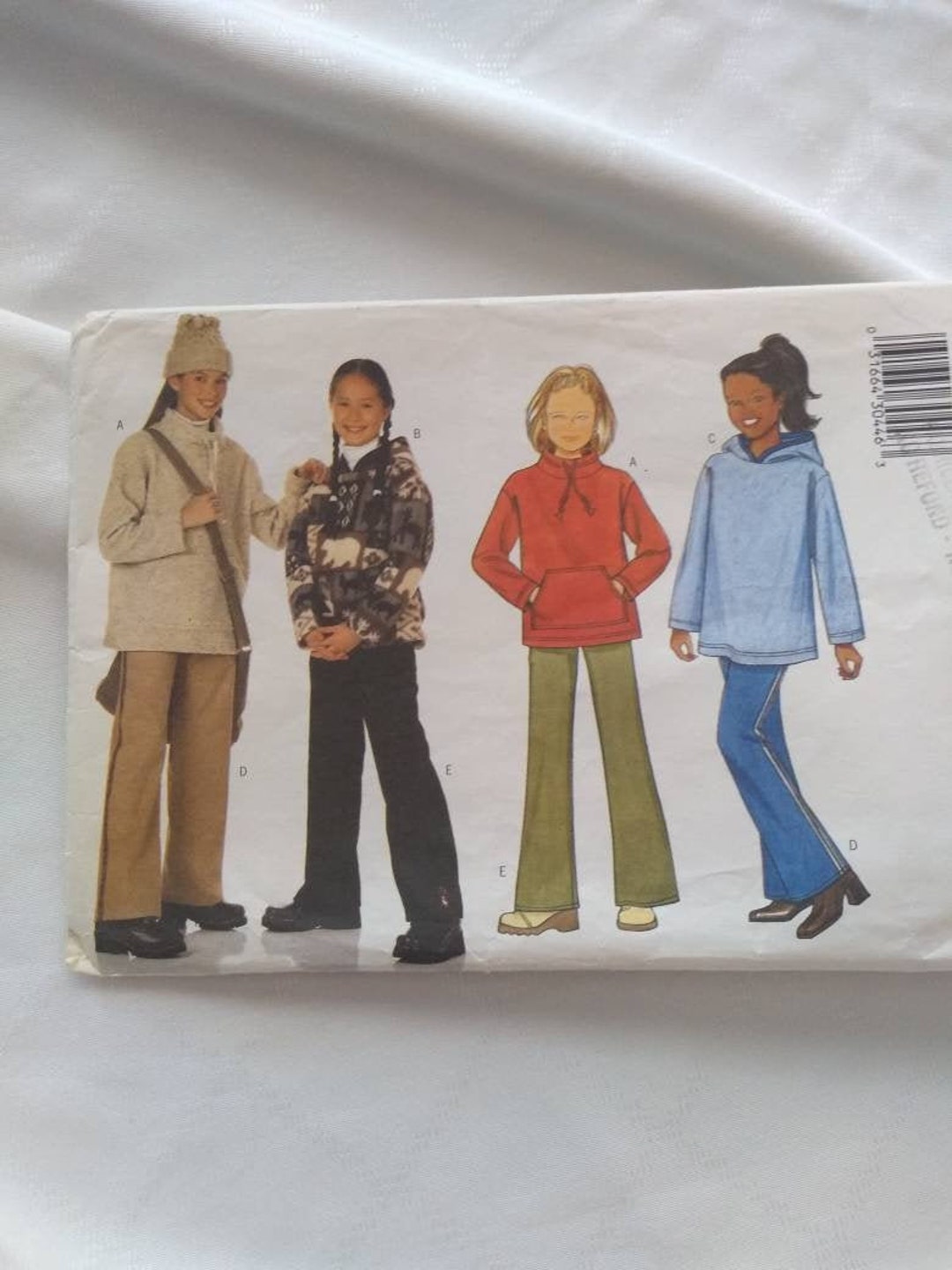 Butterick 6290 Size 7-8-10 Pattern Partially Cut Vintage 1999 Child ...