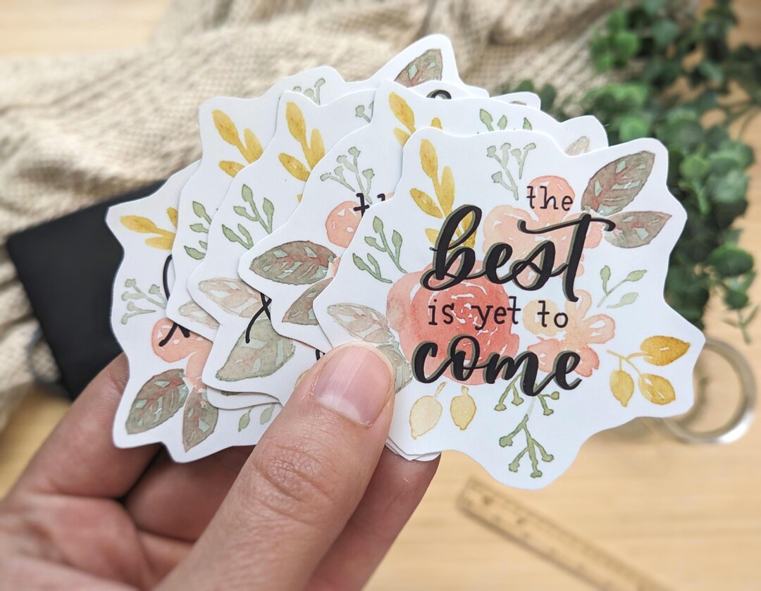 Russell M Nelson Floral Sticker Set: Inspirational Quote Decals - Etsy