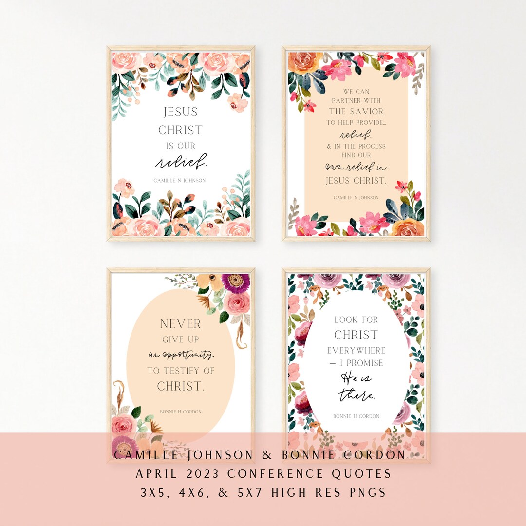 General Conference Quotes From Women, April 2023 | Camille Johnson ...