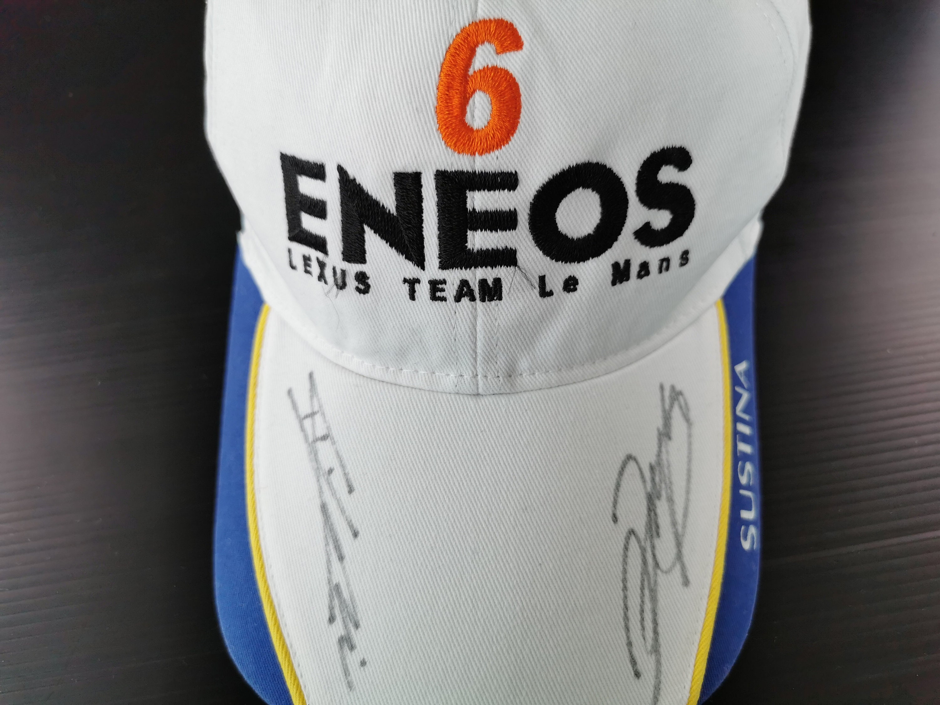 Lemans Cap Vintage ENEOS LEXUS TEAM Lemans With Unknown Signature Hat ...