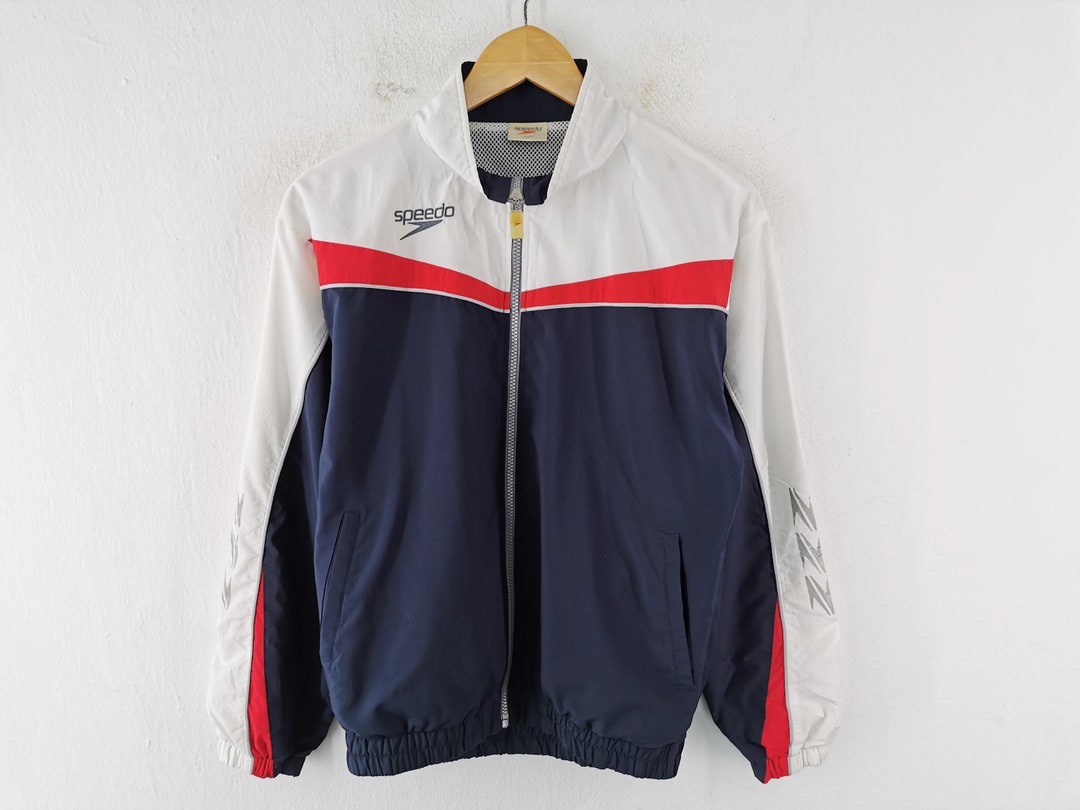 Speedo Jacket Vintage Speedo Windbreaker Multicolor Jacket Made in ...