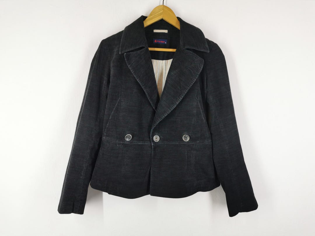 45 RPM Jacket Vintage 90's 45RPM Women Corduroy Blazer Jacket Made in ...