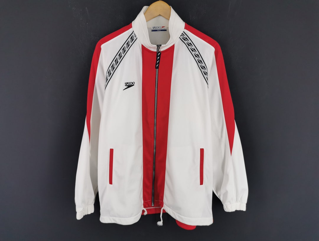 Speedo Jacket Vintage 90s Speedo Colorblock Track Jacket Made in Japan ...