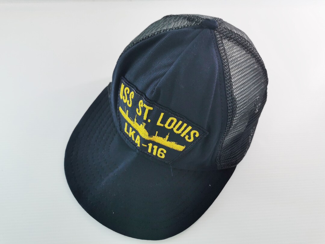 USS ST Louis Cap Vintage USS St Louis Made in Usa Trucker Hat Cap - Etsy