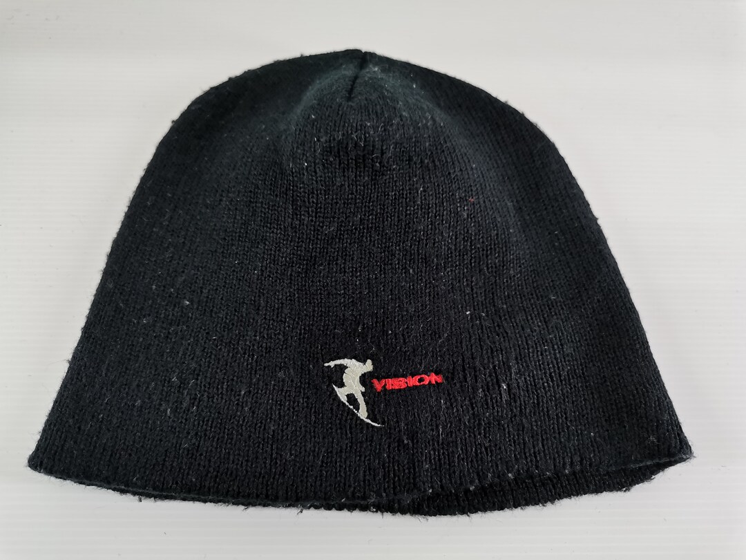 Vision Street Wear Hat Vintage Vision Street Wear Ski Beanie - Etsy