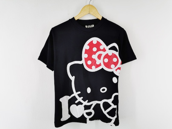 Hello Kitty Shirt Hello Kitty Big Logo T Shirt Size M - Gem