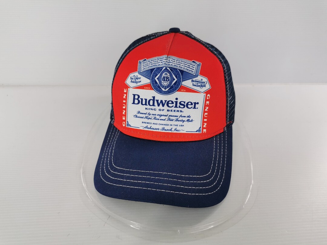 Budweiser Cap Vintage 90s Budweiser Trucker Hat Cap - Etsy