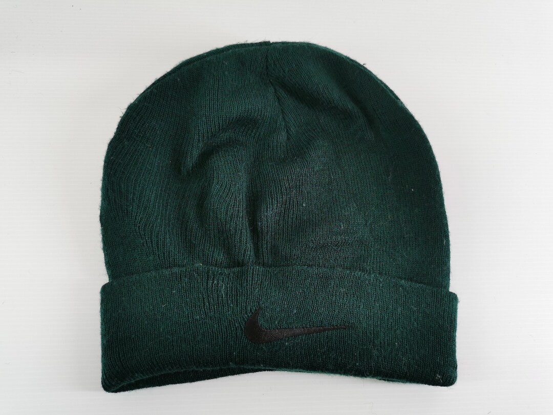 Nike Swoosh Hat Vintage Nike Logo Ski Beanie Hat Snow Cap - Etsy