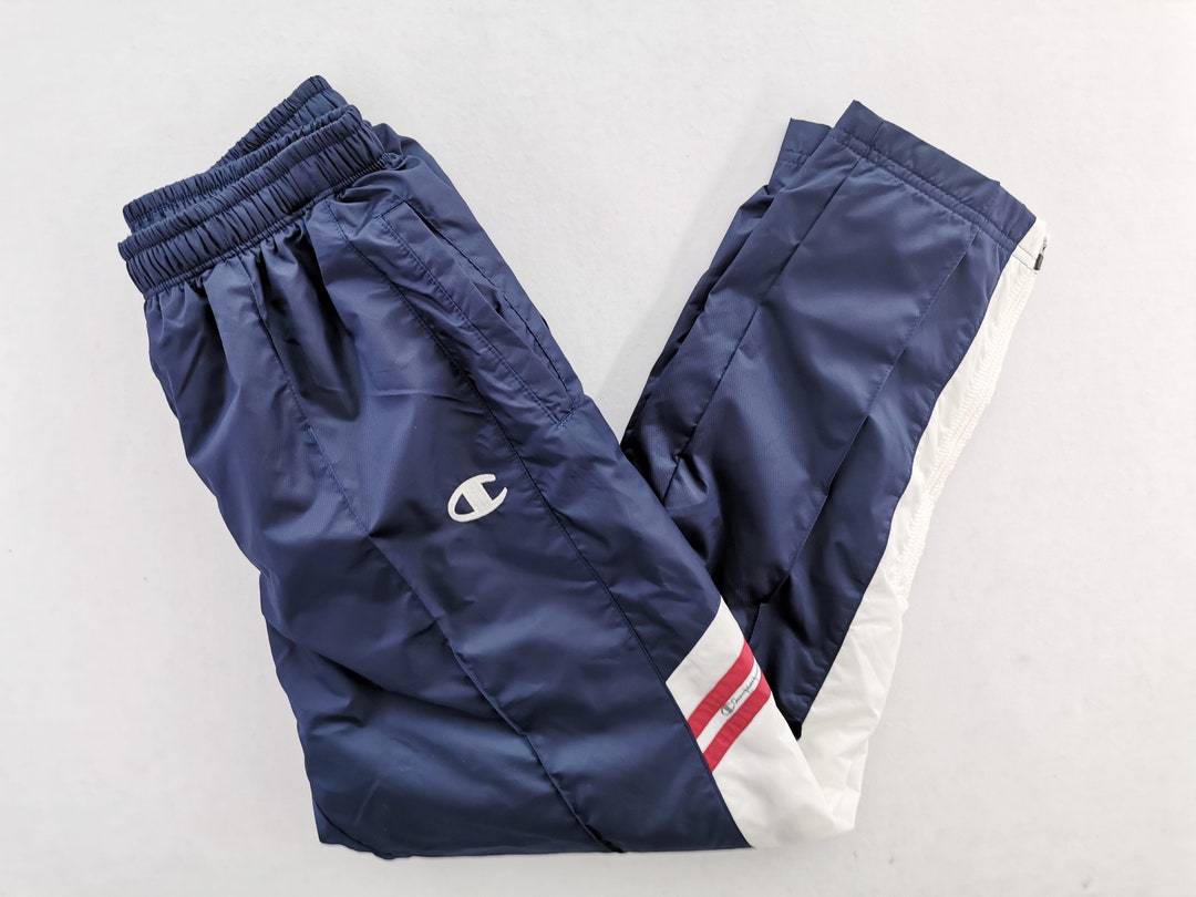 Champion Pants Vintage Champion Track Pants Size Jaspo L Made in Japan ...