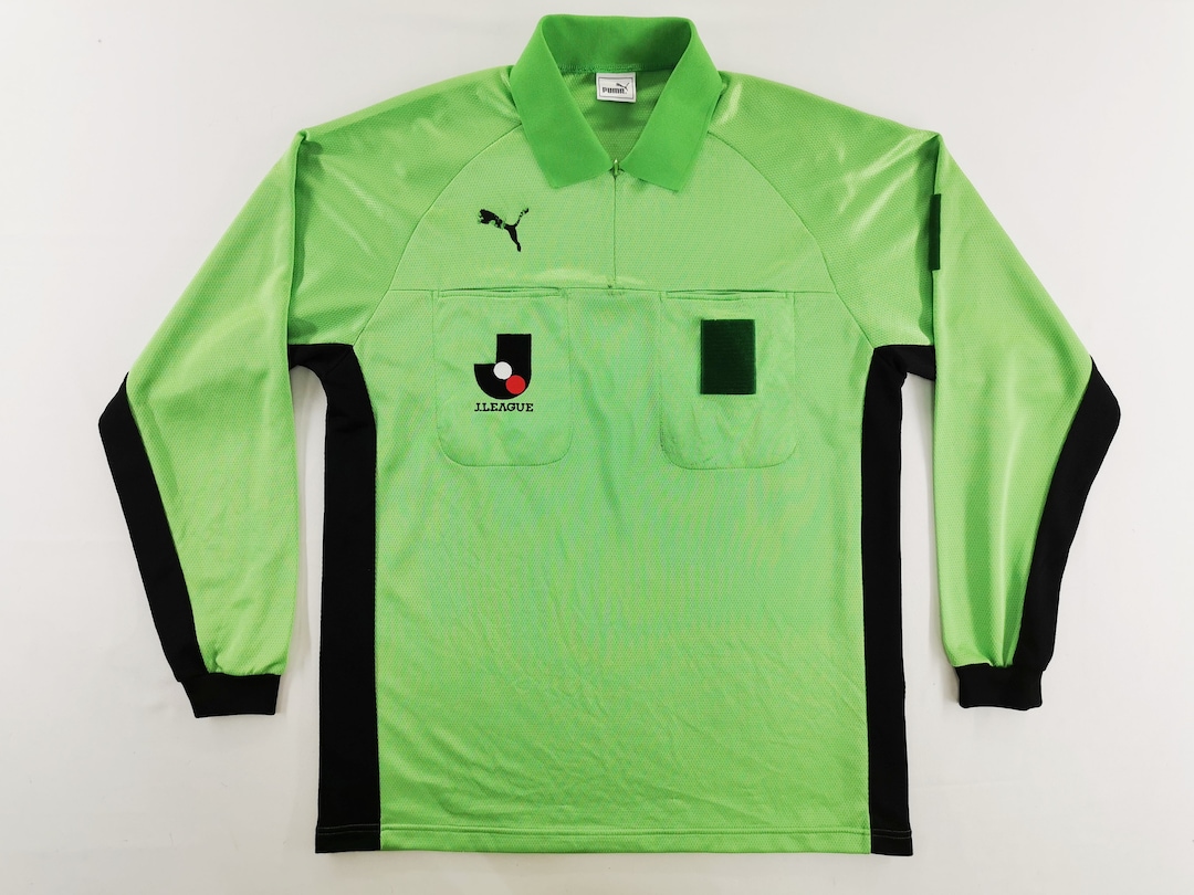 Puma J League Jersey Vintage Puma Made in Japan Referee Jersey Shirt ...