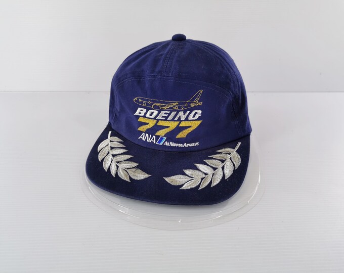 Boeing 777 Cap Vintage 90's Boeing 777 Hat Cap - Etsy
