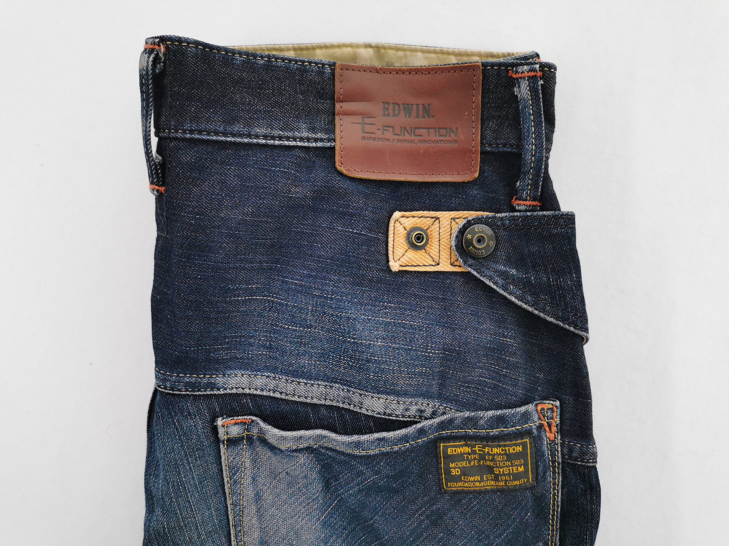 Edwin Jeans Distressed Vintage Edwin E Function Denim Jeans Pants Size 32 - Etsy