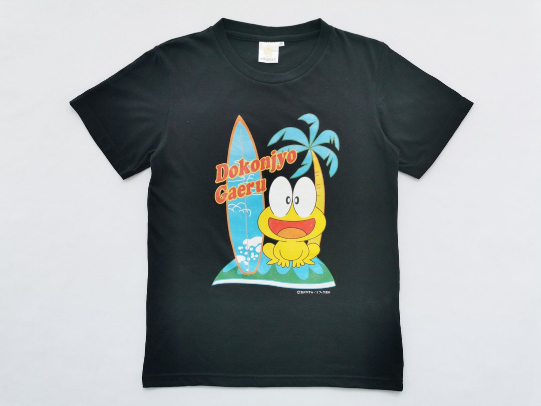 The Gutsy Frog Shirt the Gutsy Frog Dokonjo Gaeru Anime T Shirt Size M ...