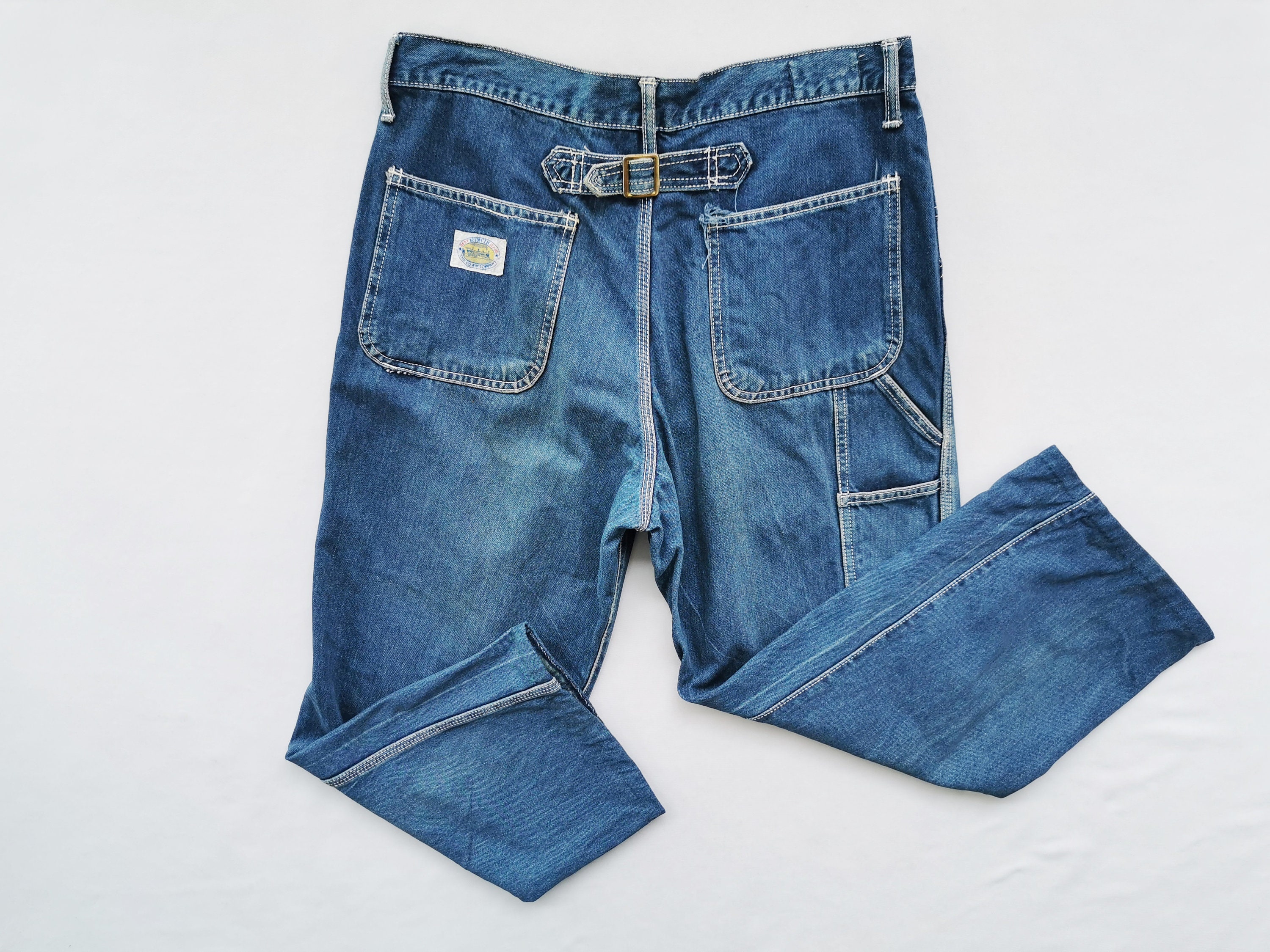 Edwin Jeans Distressed Vintage Size 34 Edwin Workwear - Etsy