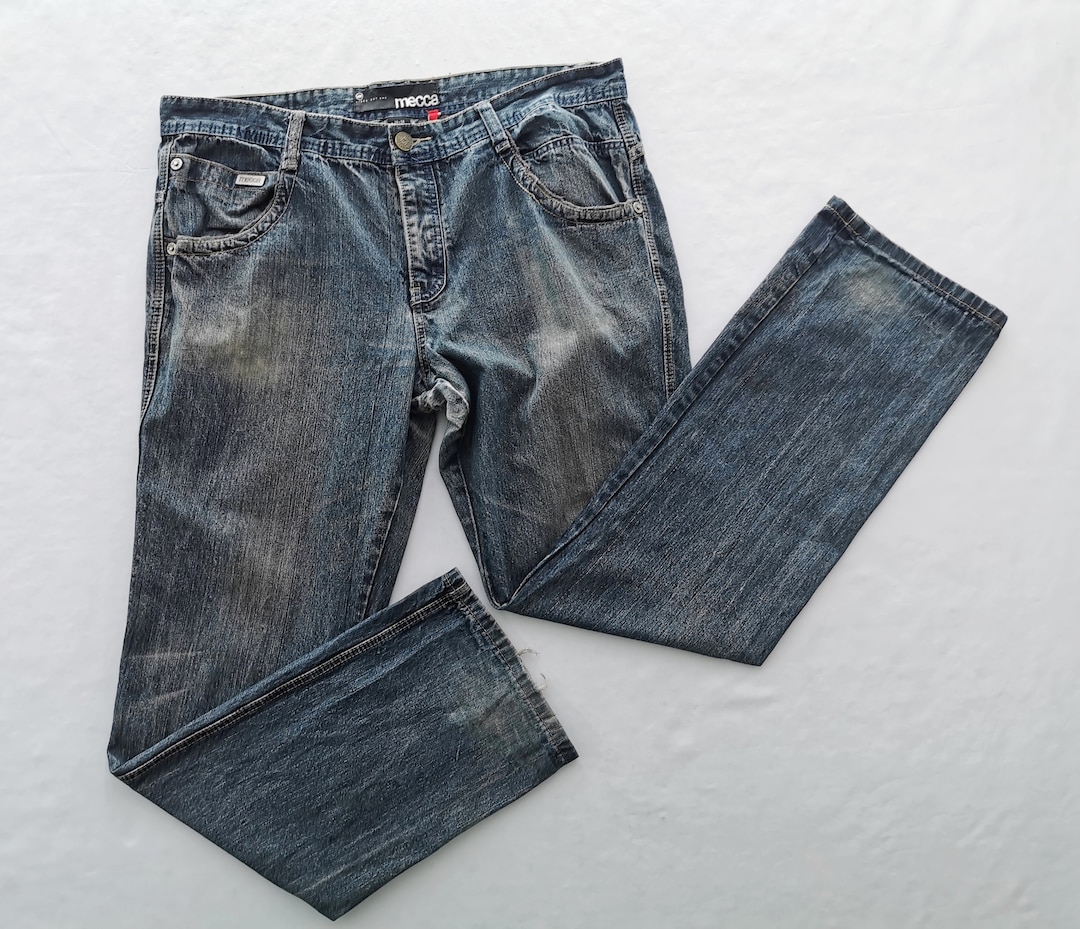 Mecca Jeans Distressed Mecca Jeans Pants Size 39/40x33 - Etsy