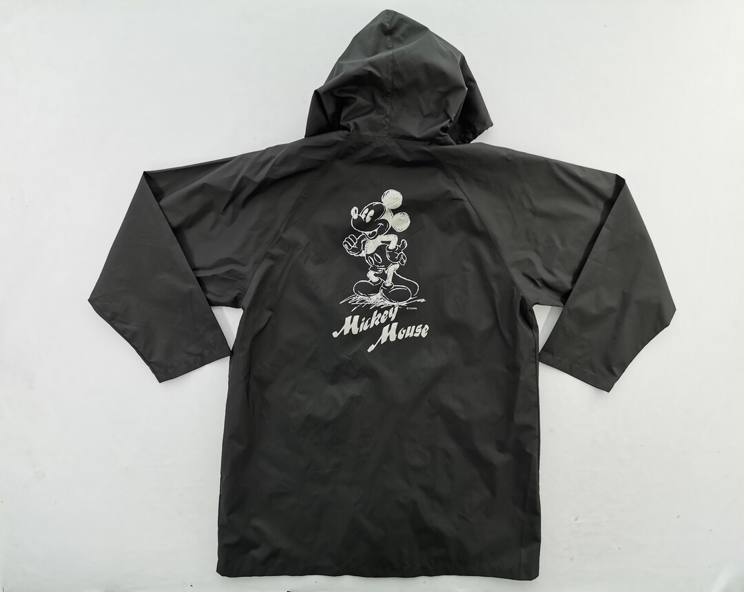 Mickey Mouse Jacket Vintage Mickey Mouse by Disney Raincoat Jacket Size ...