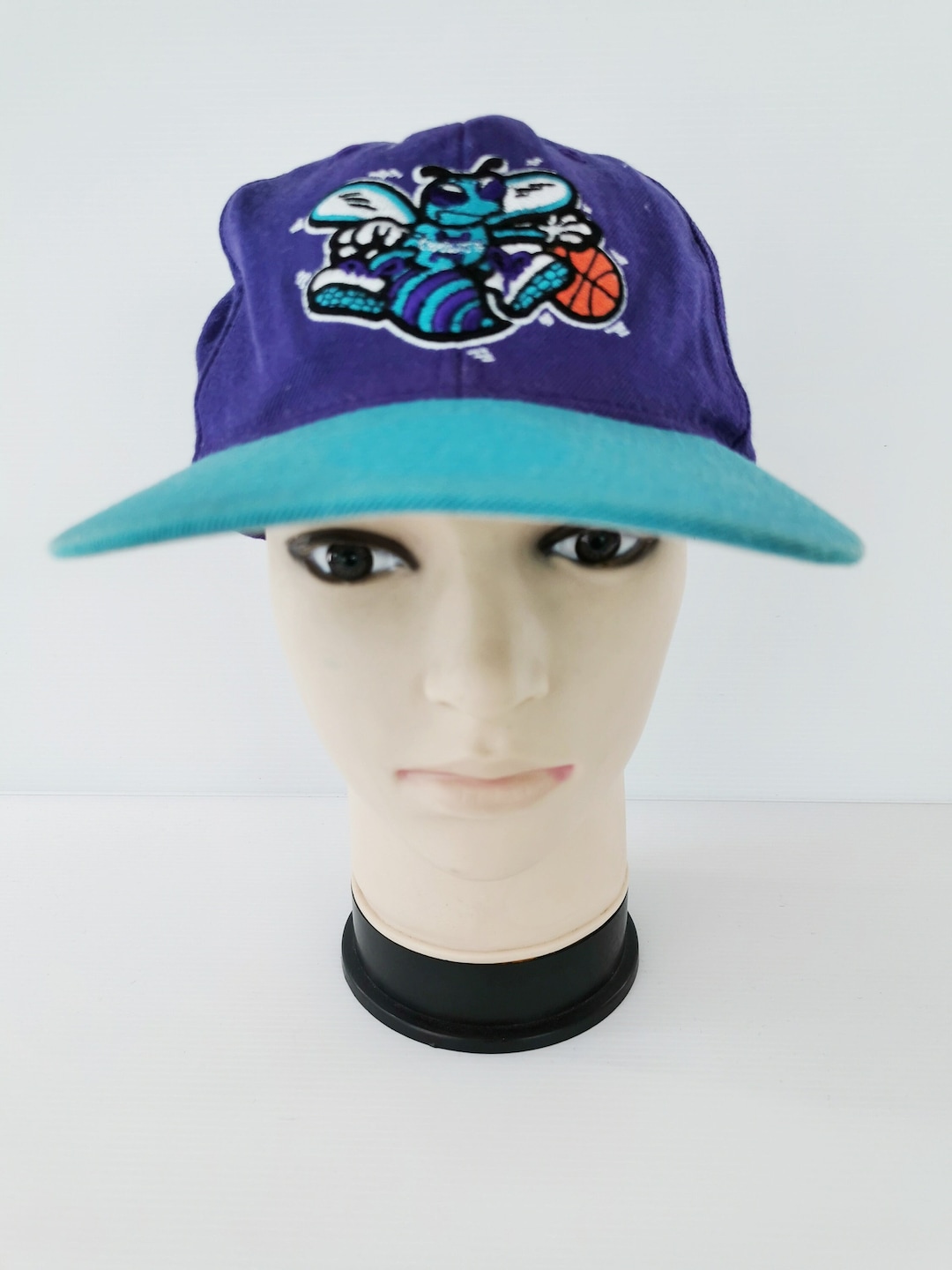 The Hornets Cap Vintage Charlotte Hornets by Mitchell and Ness NBA Team ...