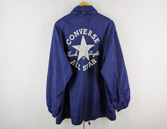 Converse Jacket Vintage Converse Big Logo Coach Jacke… - Gem