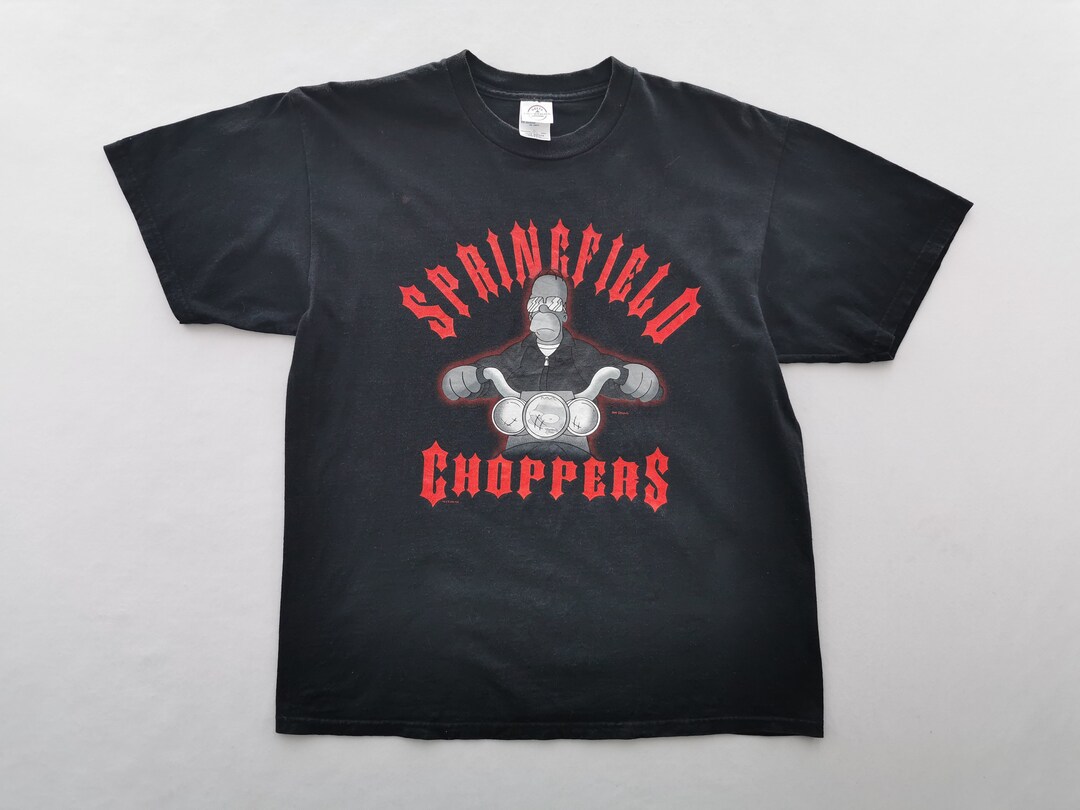 The Simpsons Shirt Vintage the Simpsons Springfield Choppers Event Made ...