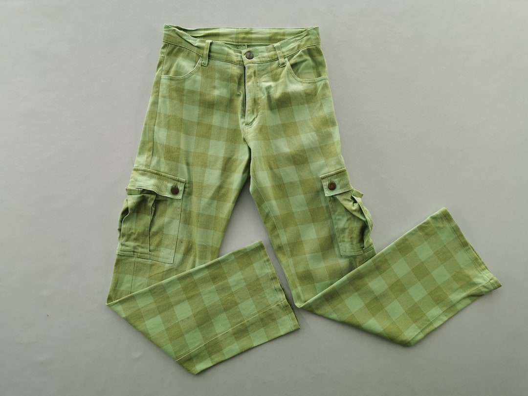 Wrangler Pants Wrangler Checkered Cargo Pants Size 27/28x28.5 - Etsy
