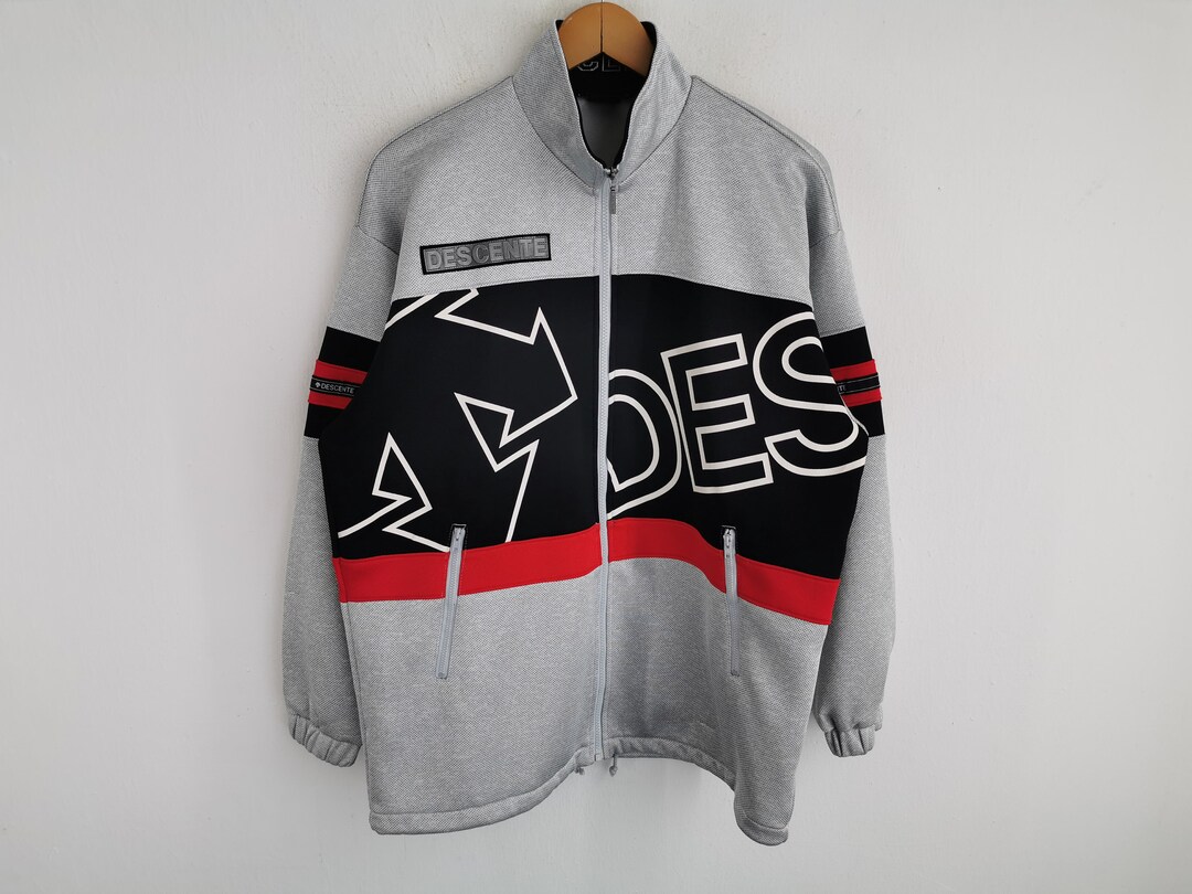 Descente Jacket Vintage Descente Track Top Sweater Jacket Made in Japan ...