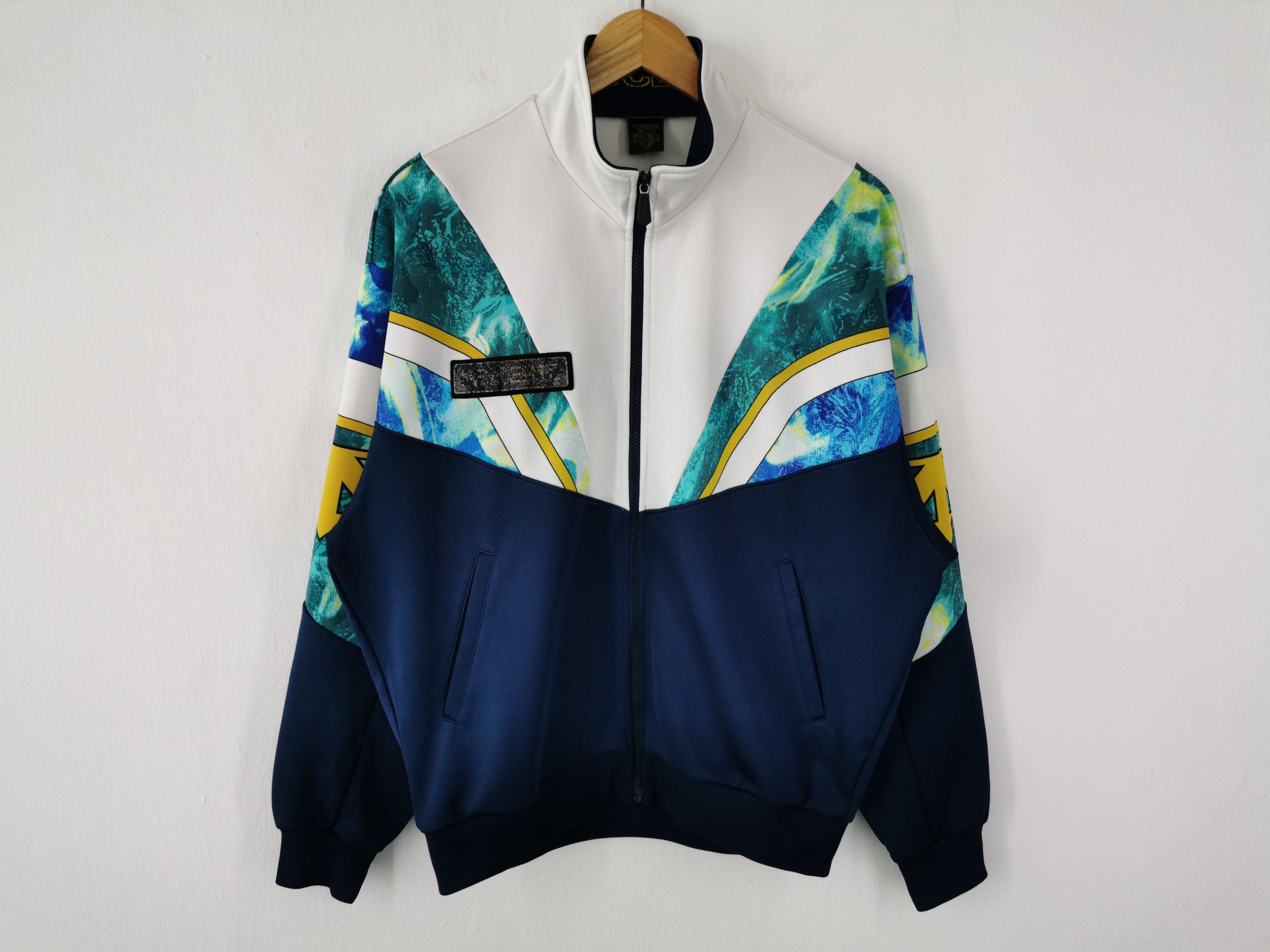 Descente Jacket Vintage 90s Descente Track Jacket Made in Japan Size XL ...