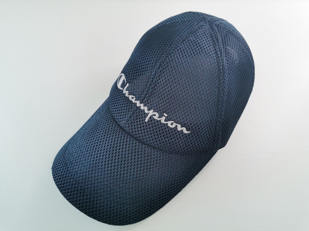 Champion Cap Vintage Champion Embroidery Logo Hat Cap - Etsy