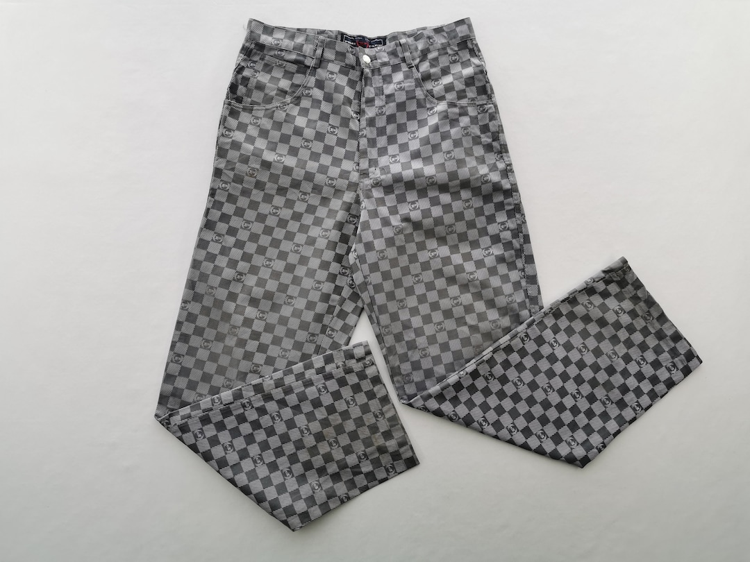 Phat Farm Pants Size XL Vintage Phat Farm Checkerboard Baggy Pants Size ...
