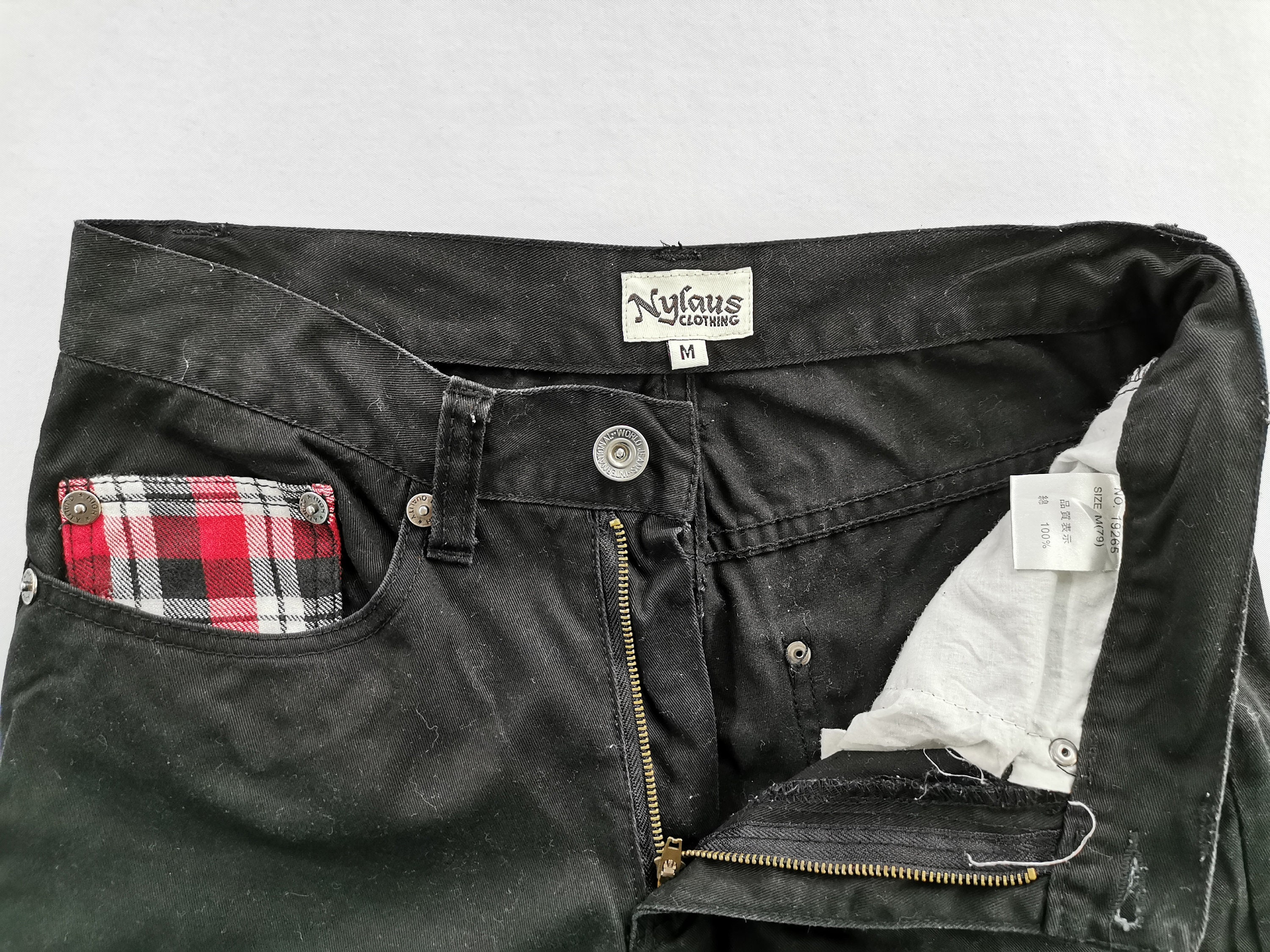 Nylaus Pants Size M Nylaus Clothing Bondage Denim Jeans Pants Size 30/31x30 - Etsy