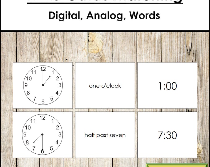 Montessori First Great Lesson Charts Instant Download PDF, DIY ...